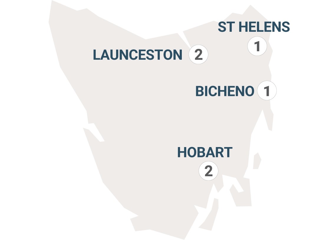 Tassie city and coastal self-drive